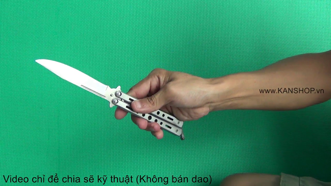 [Balisong Tutorial #9 - Butterfly knife] Horizal Around. Hướng dẫn kỹ ...