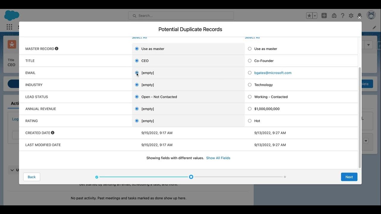 Resolve Duplicate Leads - YouTube