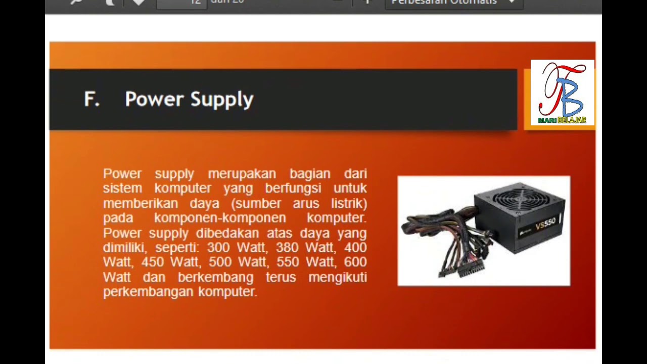 MARI BELAJAR MENGENAL PERANGKAT KOMPUTER BAGI PEMULA SAMPAI MAHIR - YouTube