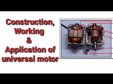 Working Principle of Universal motor |Construction |Uses |Application ...