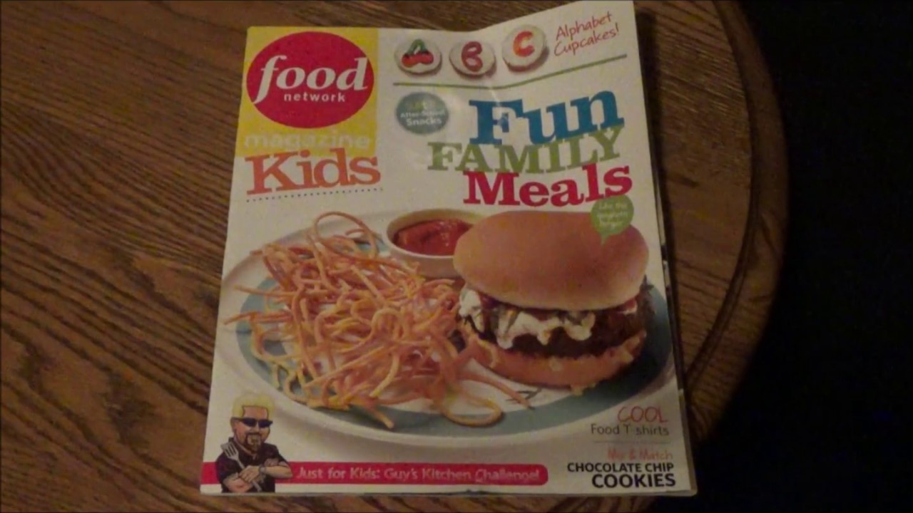 Cooking With The Kiddies - Food Network Magazine for Kids - YouTube