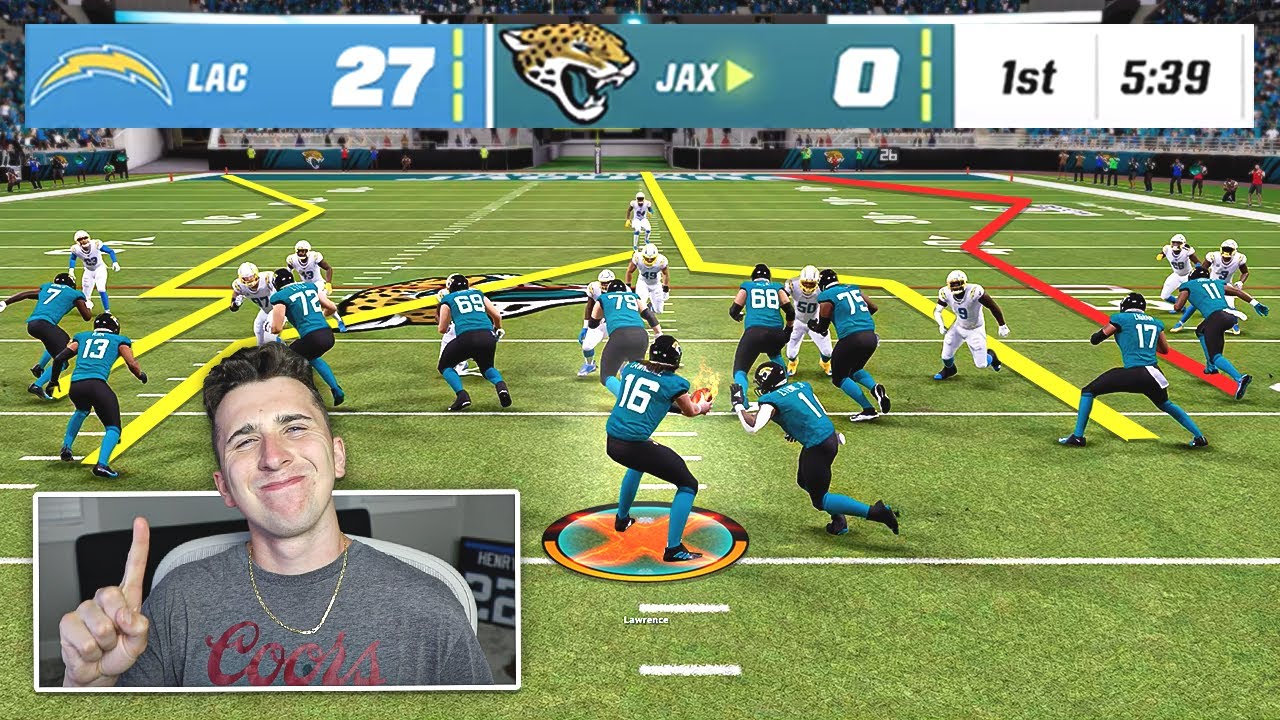 RECREATING THE JAGS 27 POINT COMEBACK VS CHARGERS IN MADDEN - YouTube
