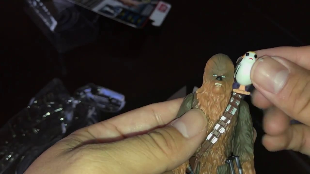 Star Wars The Last Jedi Chewbacca and Porg review - YouTube