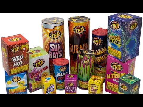 TNT Fireworks “Backyard Show” Assortment Unboxing and Lighting - YouTube