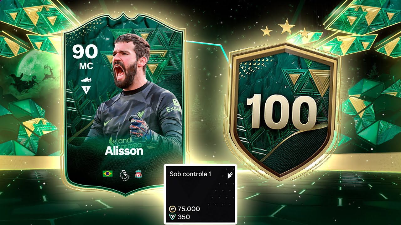 ALISSON BECKER 90 MC CORINGA, PACK DE 100 JOGADORES E EVOLUÇÃO!! - EA ...