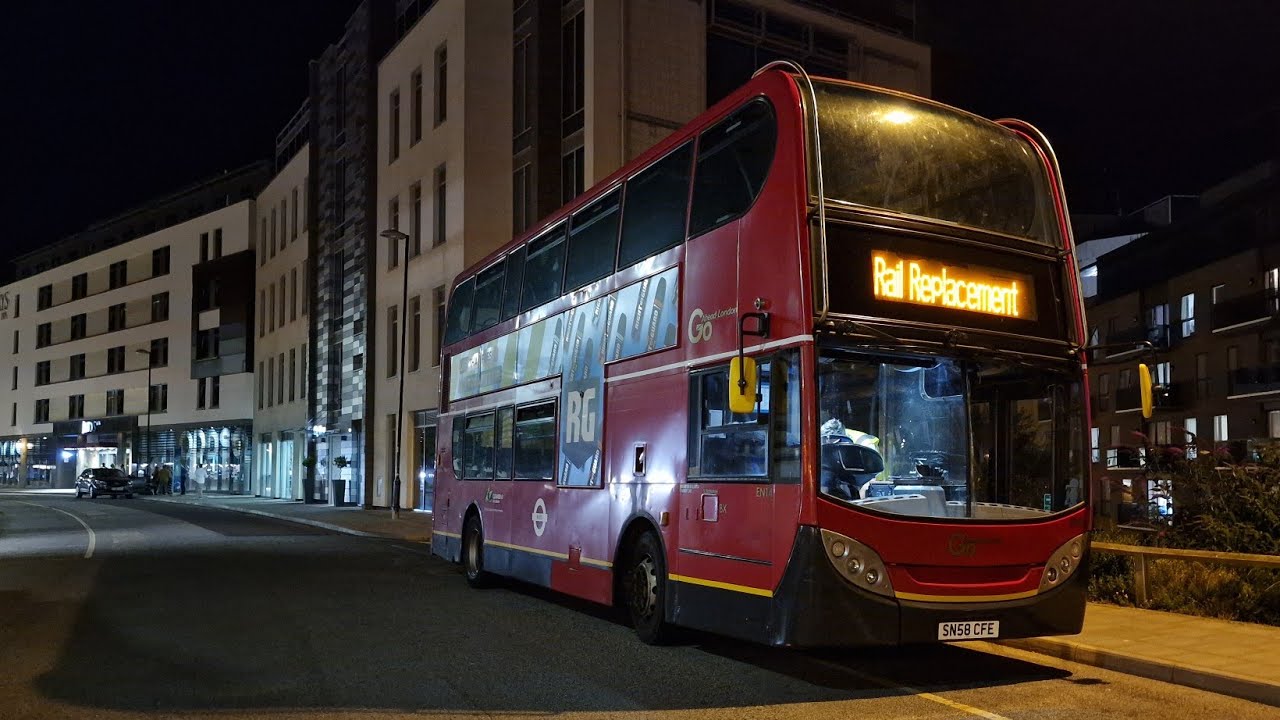 Go Ahead London Enviro 400 Trident II SN58 CFE (EN14) on Rail ...