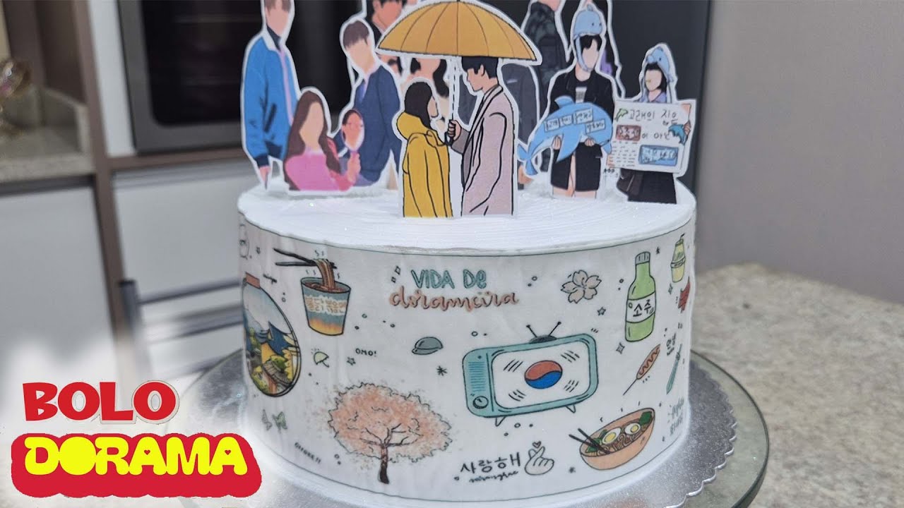 BOLO TEMA DORAMA / ESTÁ FAZENDO O MAIOR SUCESSO@PARISCAKEDESIGNER - YouTube