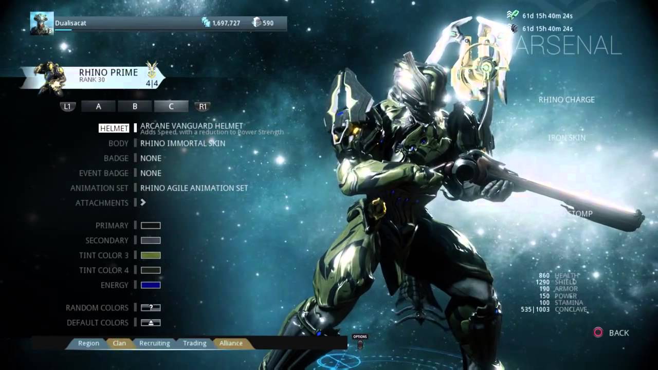 Warframe Custom Color Jobs - YouTube