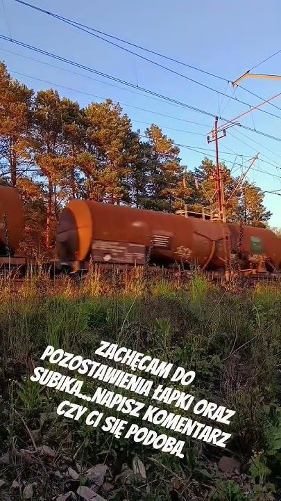 Byczek ET22-809 + cysterny PKP Cargo #train #trainspotting #trainspotting #lubuskie - YouTube
