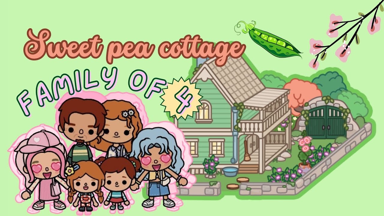 Sweet pea cottage toca boca parte 1 - YouTube