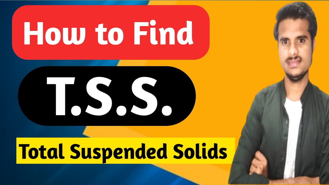 How to find TSS in water sample | - YouTube