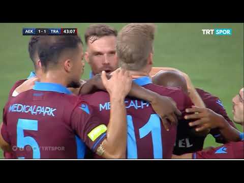 TRABZONSPOR - AEK 3-1 MAÇ ÖZETİ HD / TRT SPOR