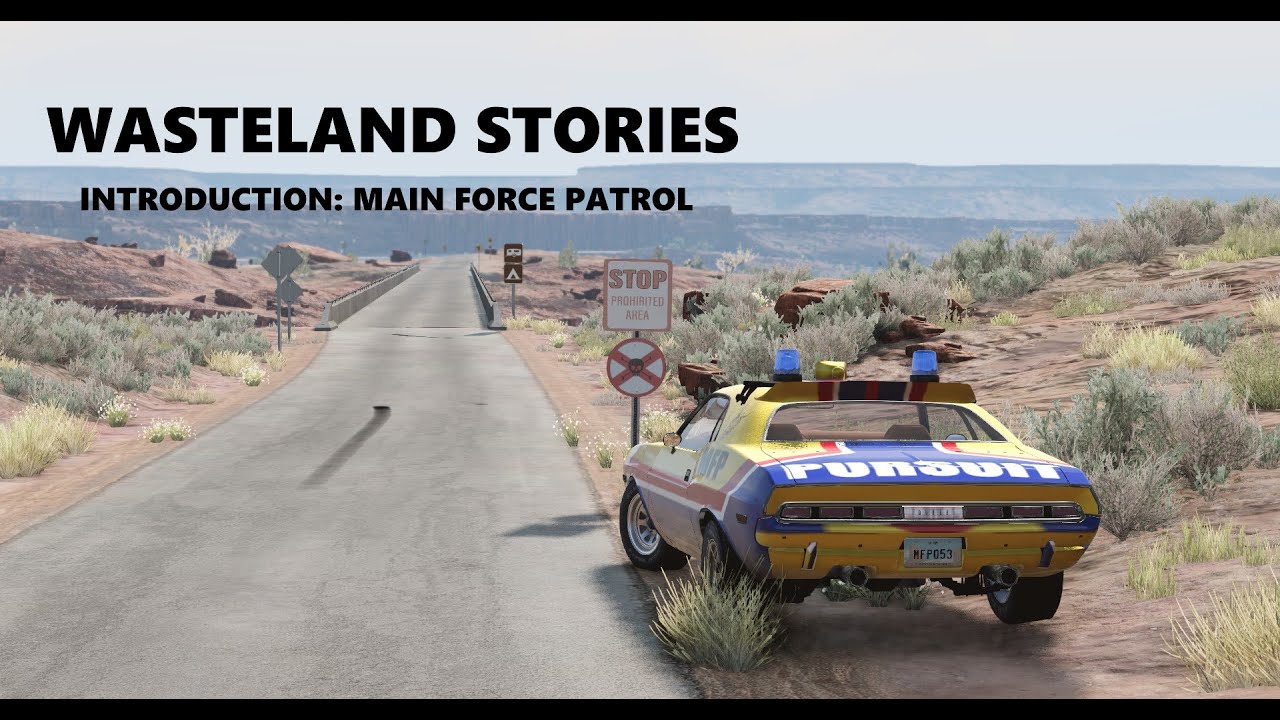 [BeamNG.Drive] Wasteland - MAIN FORCE PATROL - YouTube