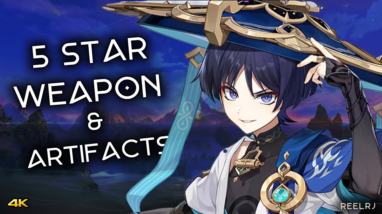 Wanderer 5 Star Weapon & Artifact Set | Genshin Impact - YouTube