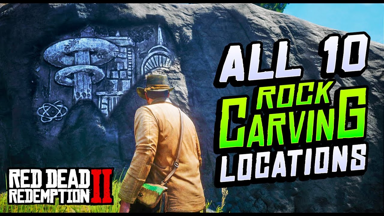 RDR2: ALL Rock Carving Locations FAST & EASY Guide - YouTube