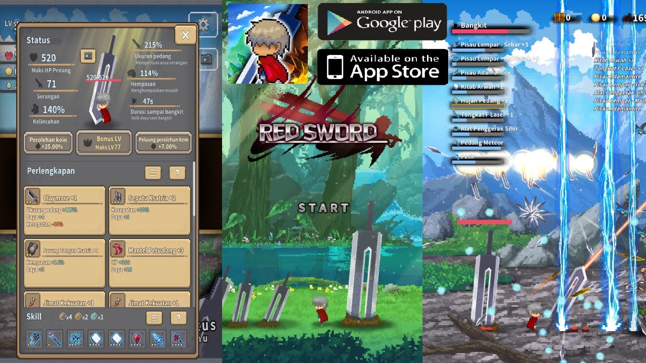 Red Sword Gameplay [Android/IOS] - Obtain powerful weapons to attack ...