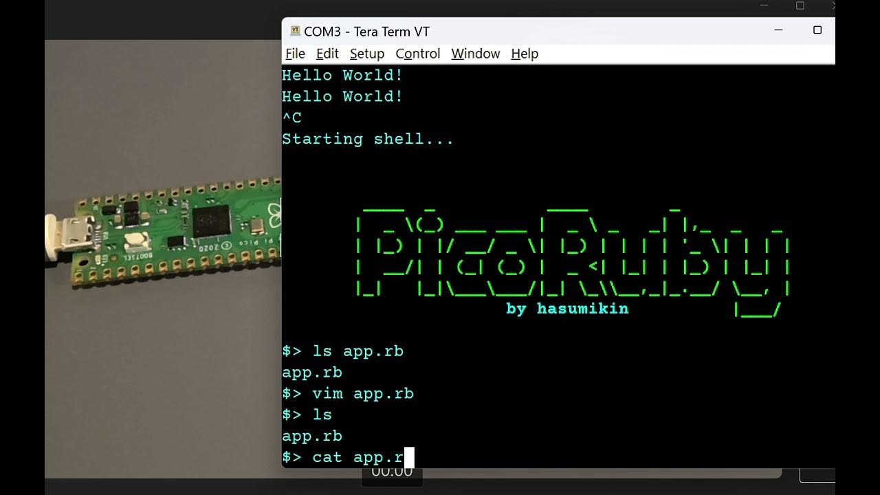 R2P2 (Ruby on Raspberry Pi Pico) demo 3-5 - YouTube