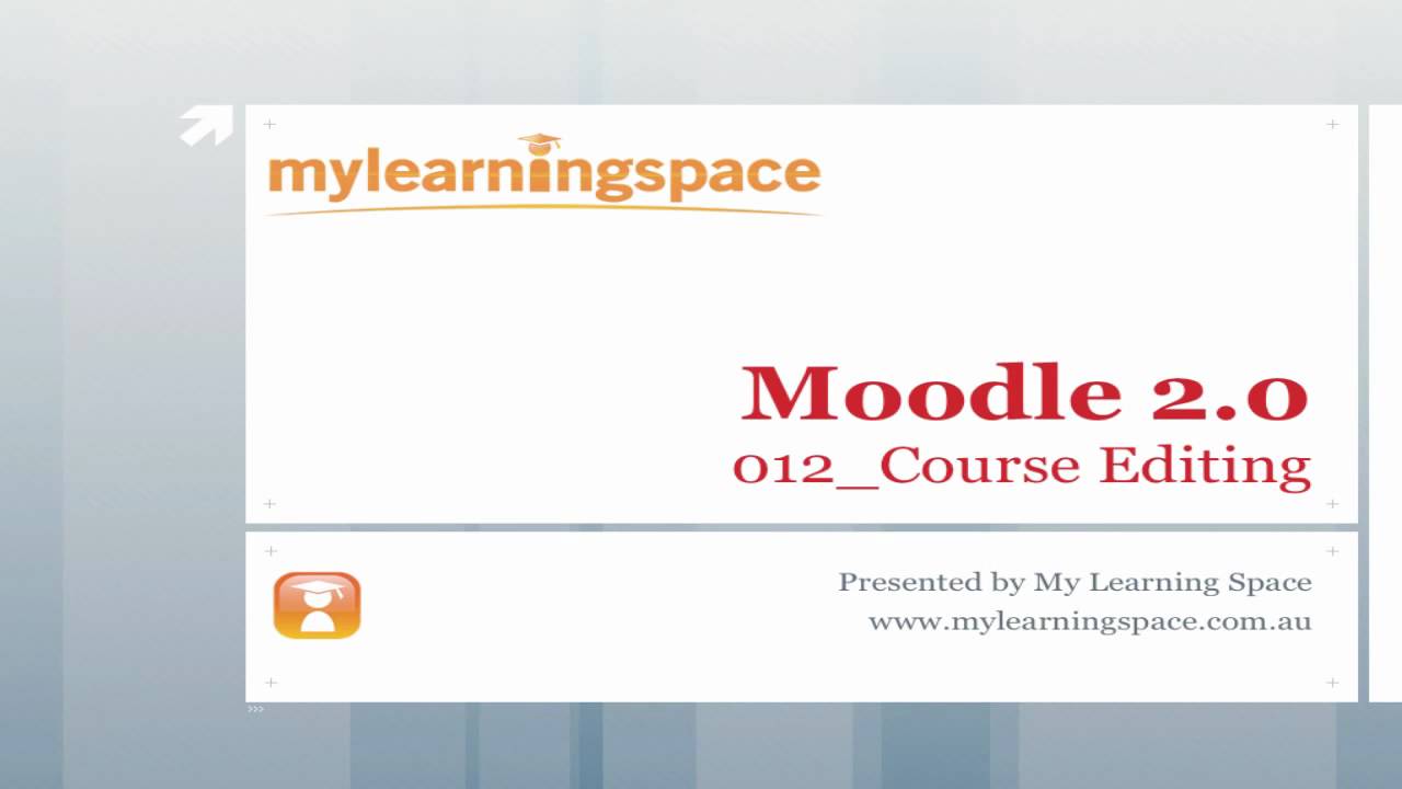 Moodle - Course Editing - 012 - YouTube