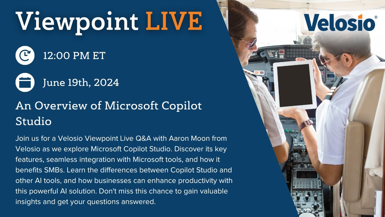 Viewpoint LIVE: An Overview of Microsoft Copilot Studio - YouTube