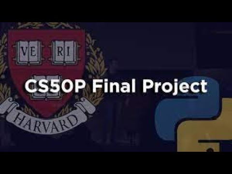CS50P Final Project || Note-taking Application - YouTube