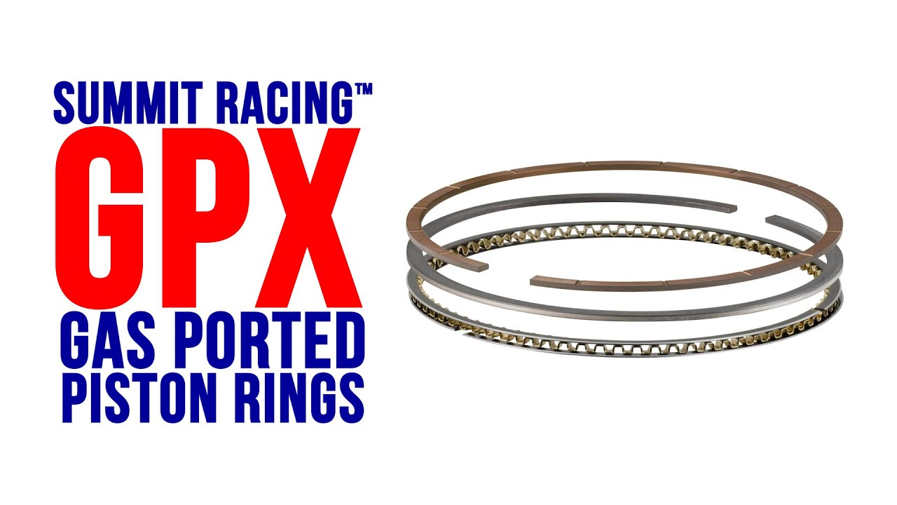 Summit Racing Pro GPX Gas Ported Piston Rings: A Better Seal for More ...
