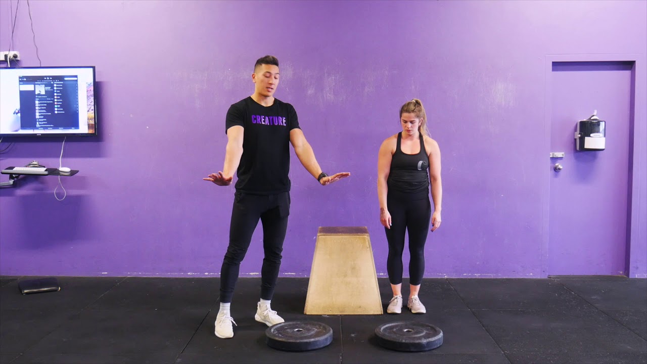 Deficit Box Pike Push Up - YouTube