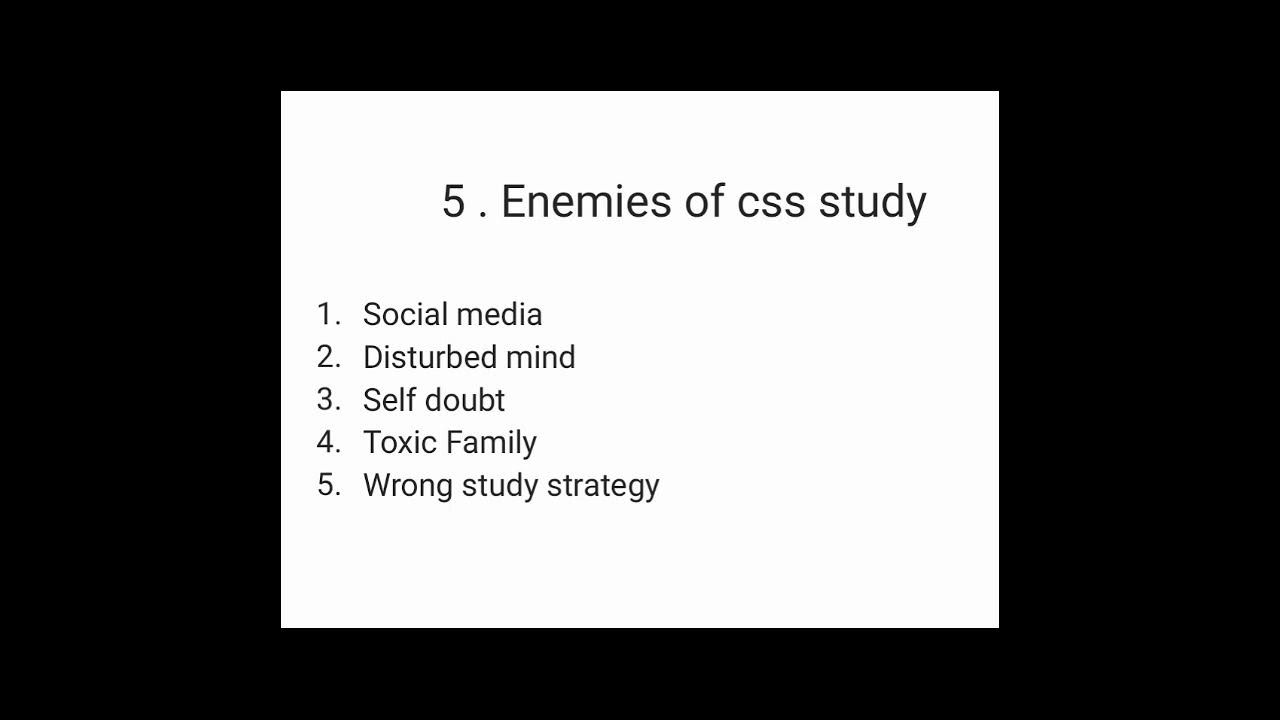 Enemies of css study || css cluster system || css 2026 - YouTube