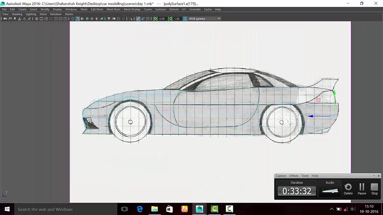 maya car part 1 - YouTube