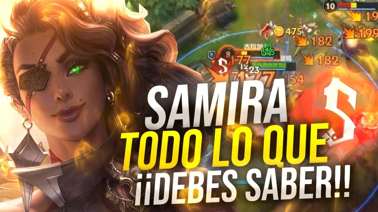 SAMIRA Y TODO LO QUE DEBES SABER,GUIA BUILD Y RUNAS EN WILD RIFT 😱 ...