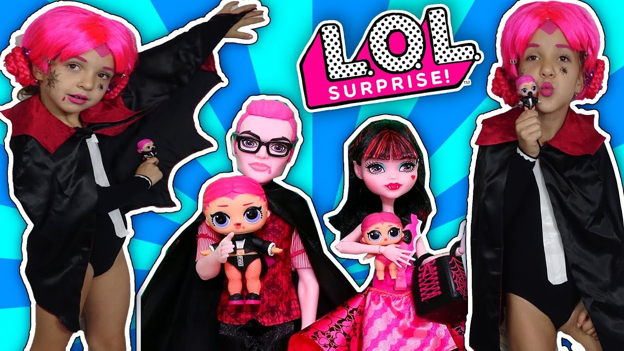 Куклы #LOL в реальной жизни ВАМПИРША 💥 Real Life LOL Surprise Dolls ...