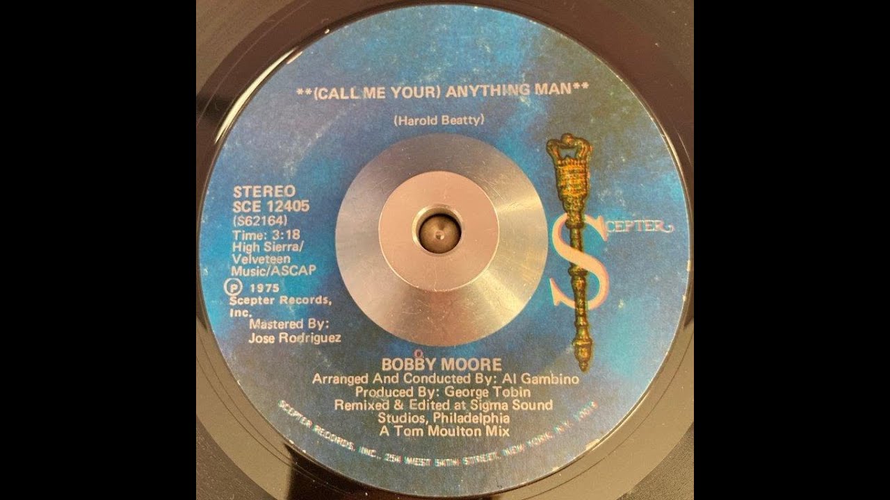 Bobby Moore (Call me Your) Anything Man - YouTube