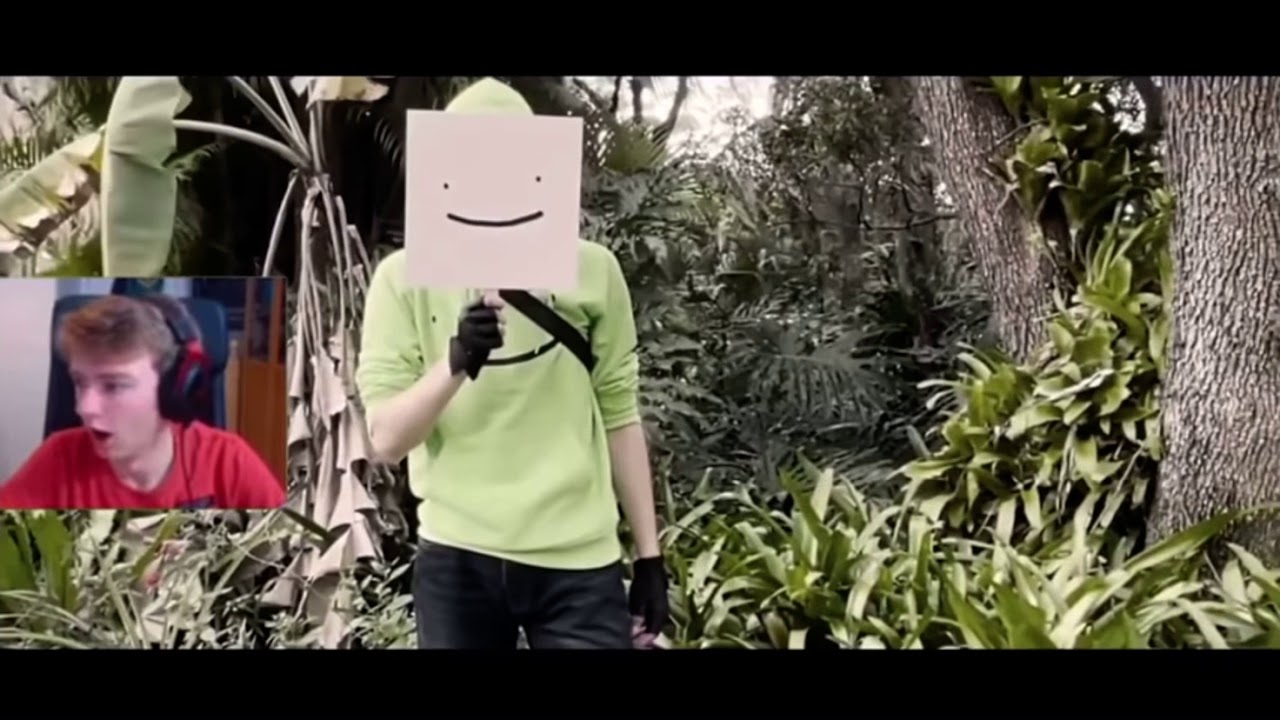 Tommy innit reacts to dreams face reveal - YouTube