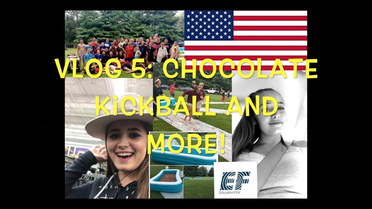 My exchange year vlog 5: Chocolate kickball and more! - YouTube