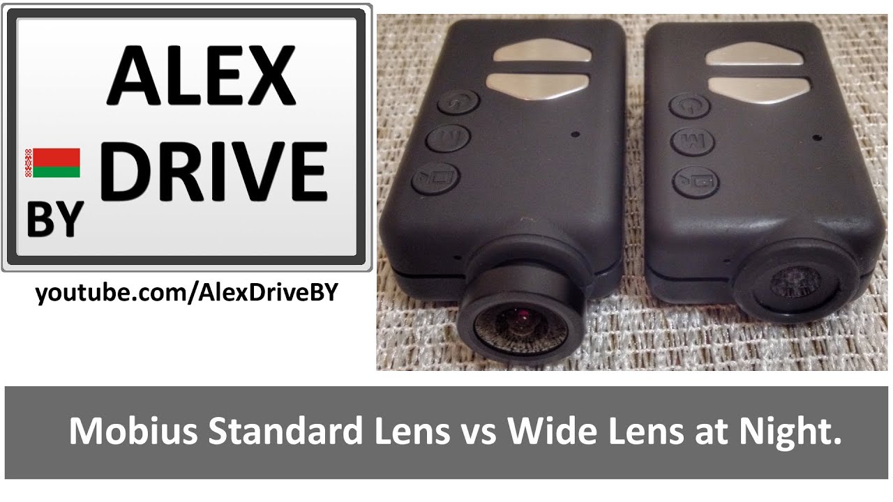 Mobius Standard Lens vs Wide Lens at Night FW0.59 - YouTube