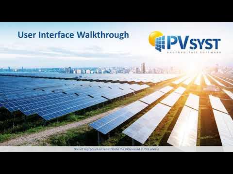PVsyst 7 _ User Interface Walkthrough - YouTube