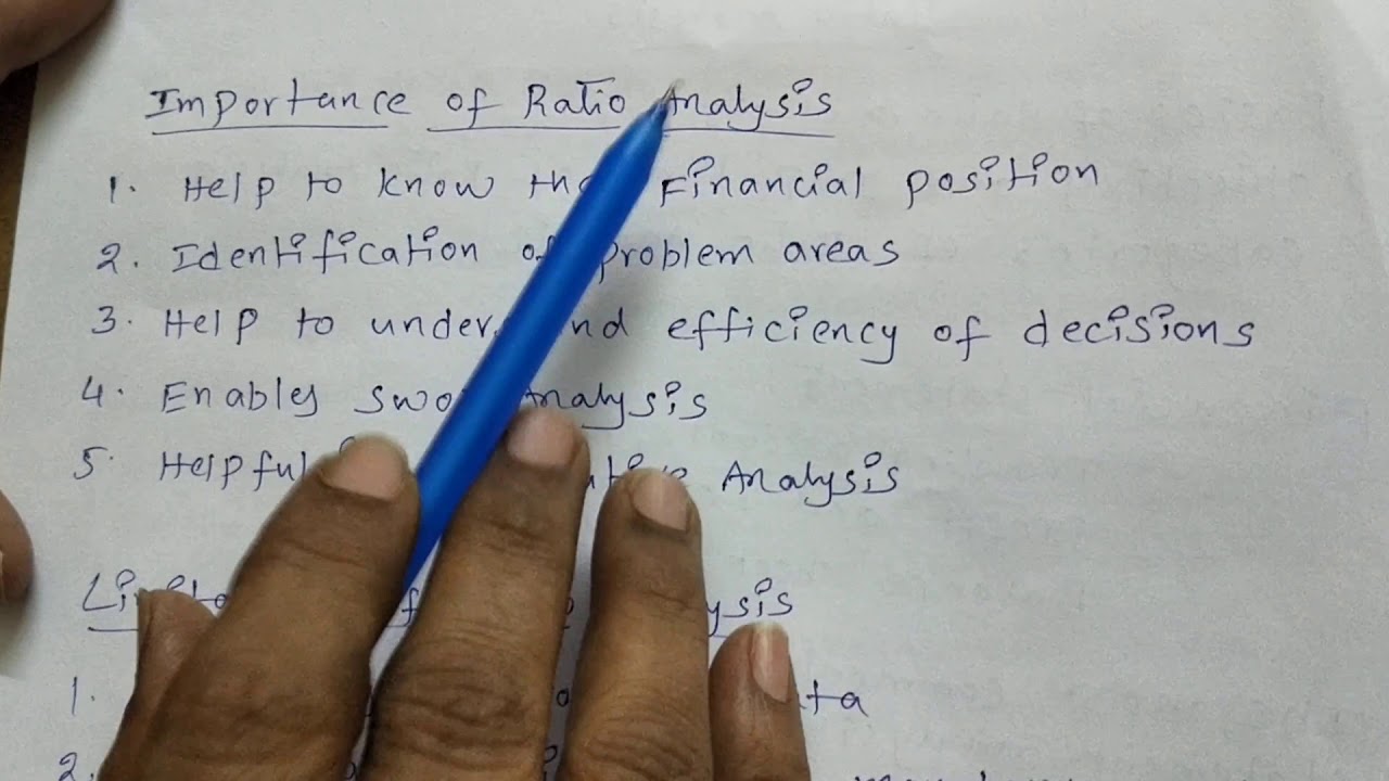 Basics and classification of Ratio Analysis -1 - YouTube