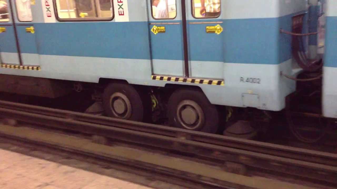 Porque o Metro de Santiago no Chile tem pneus? - YouTube