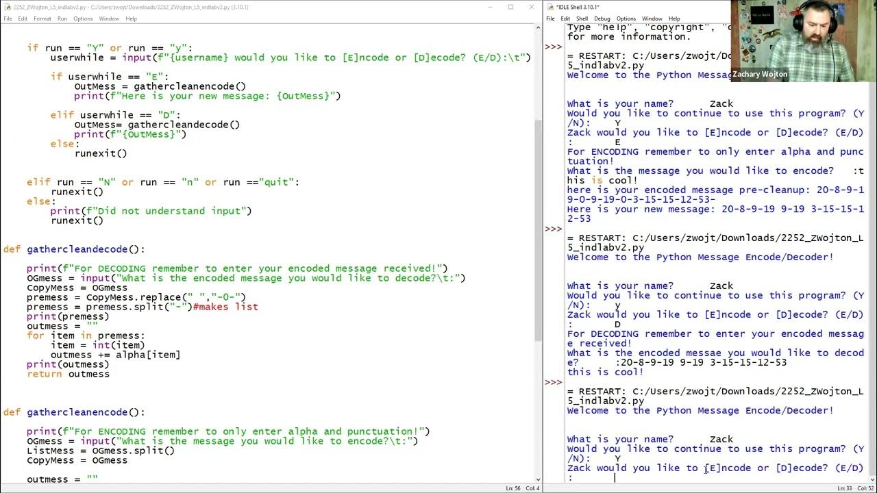 Python CSCC Fundamentals Of Scripting Strings Lesson05Week03 - YouTube