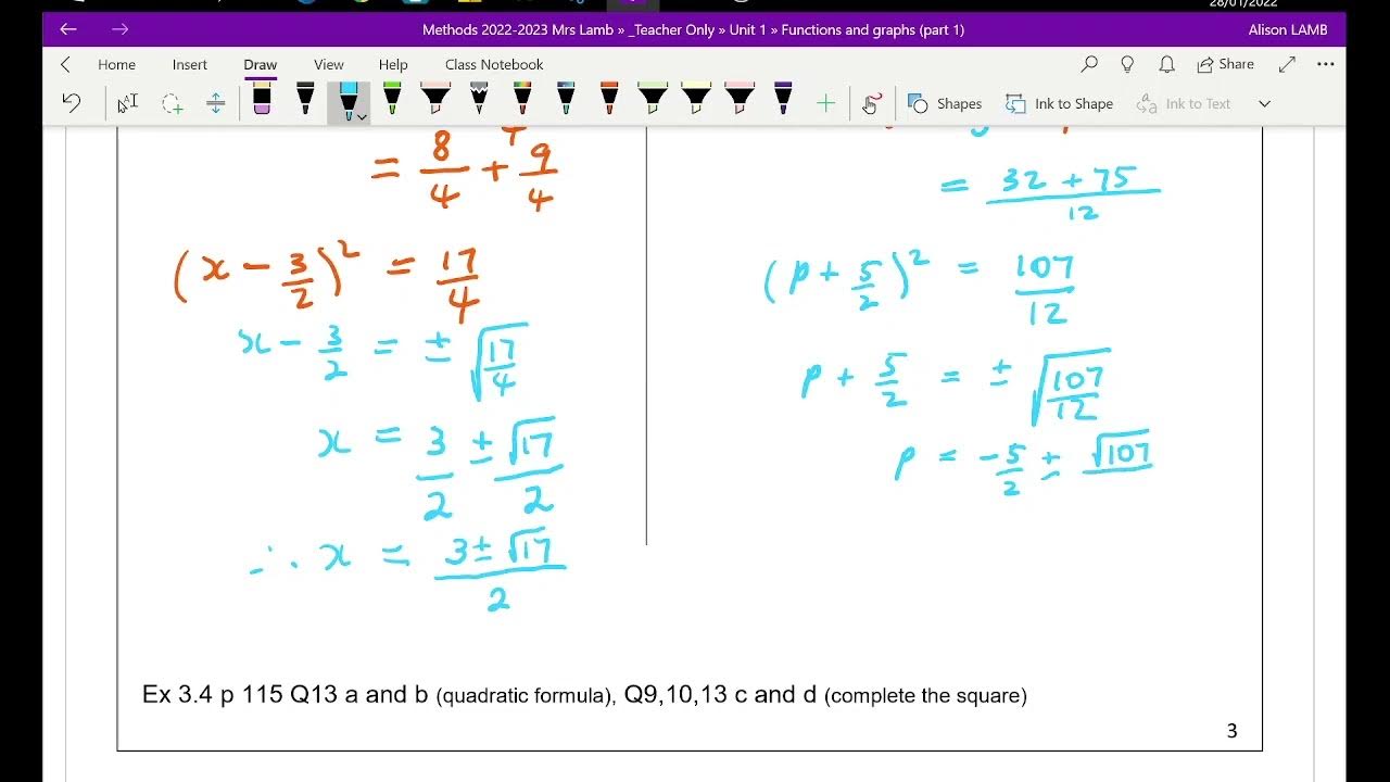 functions 1 example 5b - YouTube