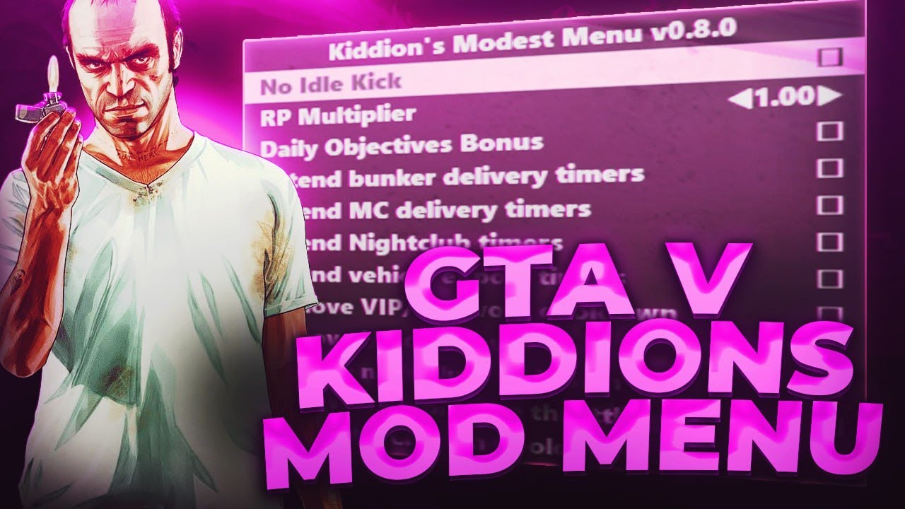 [NEW UPDATE] Best GTA V KIDDIONS MENU | Free Download & NoClip & Fly & Inf Money | Tutorial ...