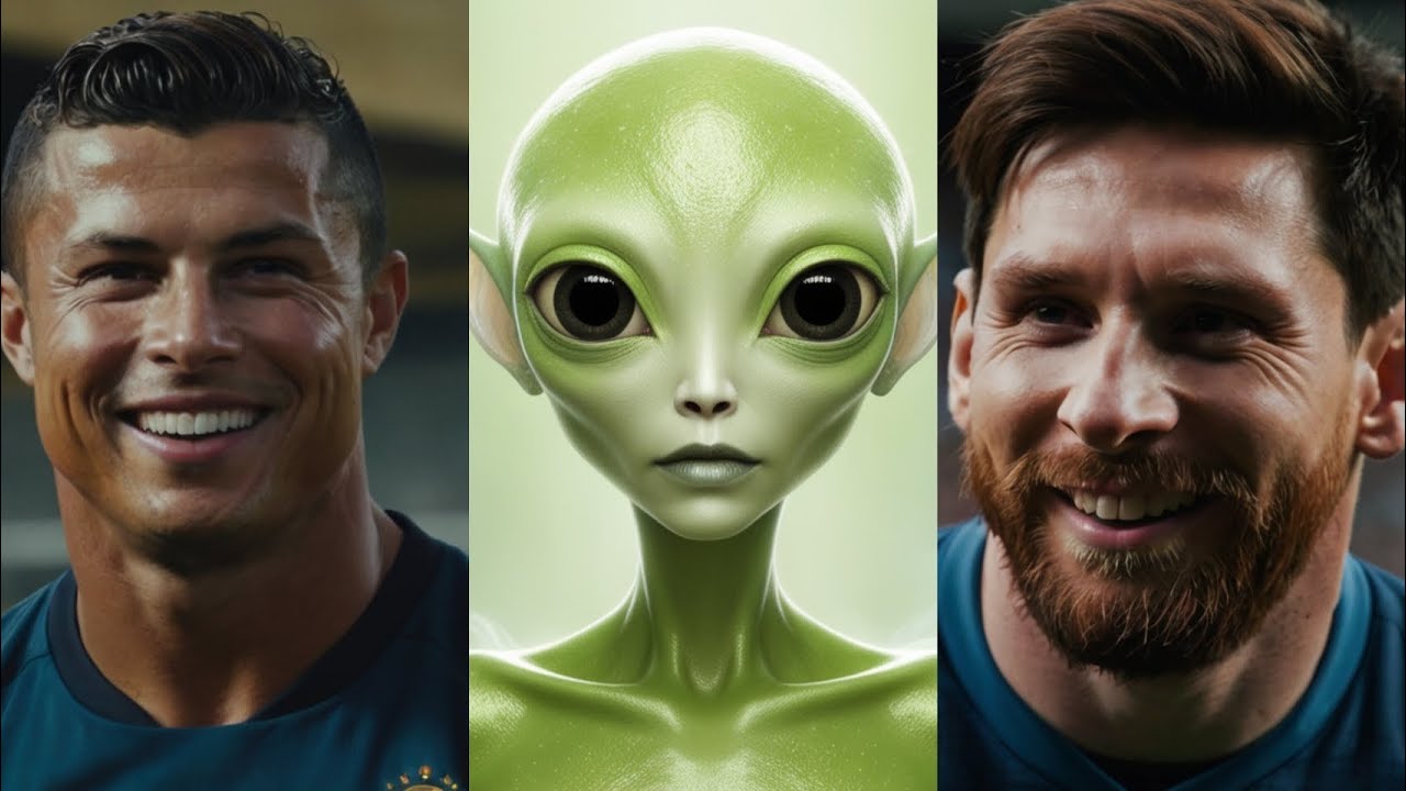 Ronaldo and Messi are aliens(Part 2)😮😱 - YouTube