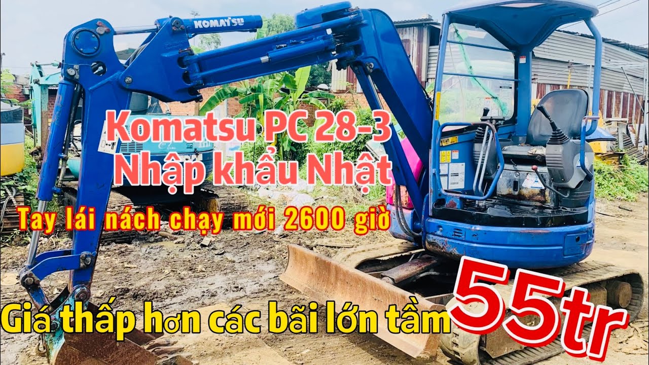 Komatsu PC28-3 VIP đẹp như hoa hậu! Giá trong video nhé - YouTube