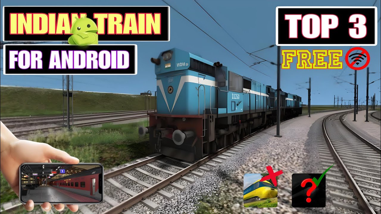 Top 3 (NEW) Indian Train simulator games For Android | new train games ...