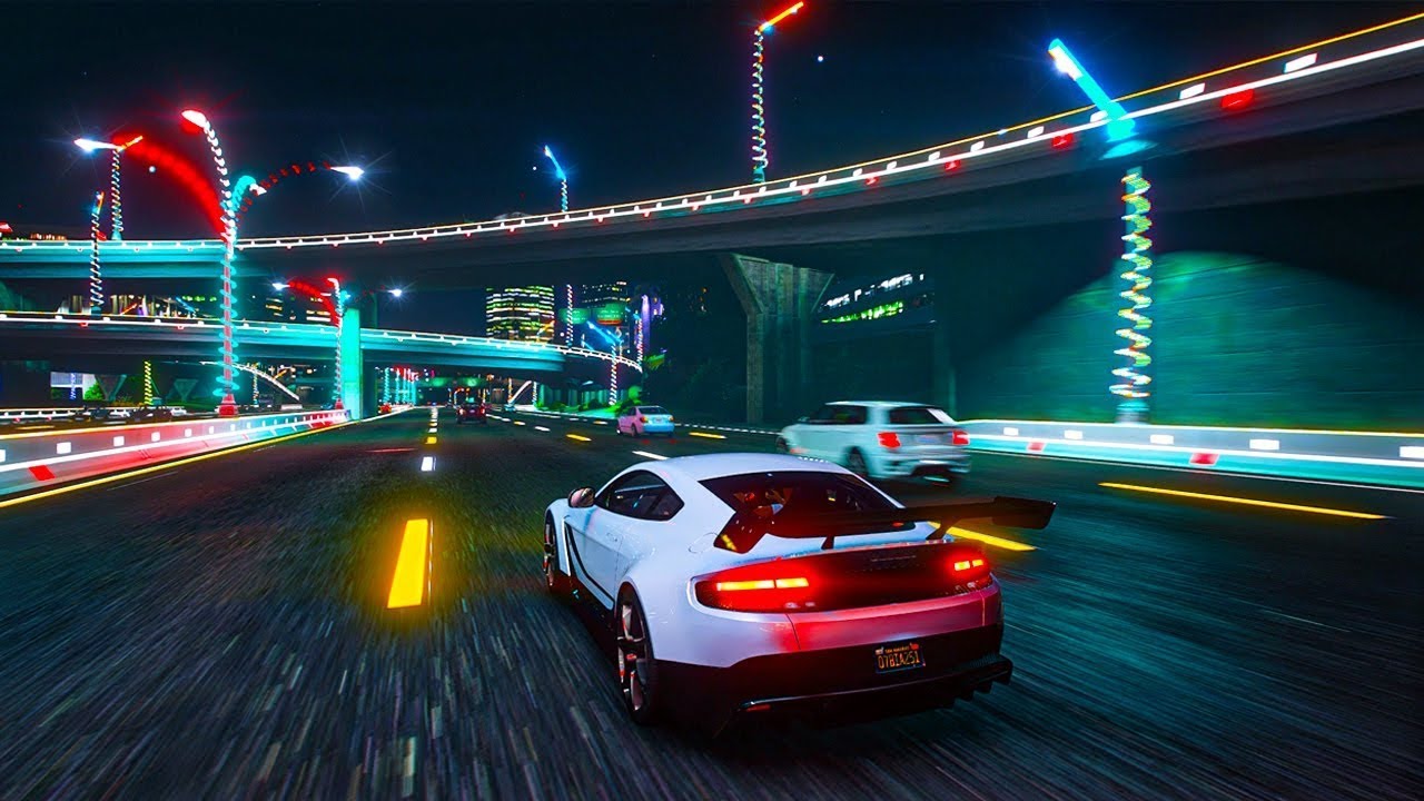 GTA V NEON STREET LIGHT DOWNLOAD AND THIS IS REAL THE MOD FREE #gtav # ...