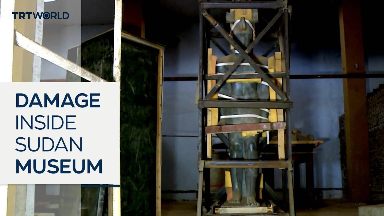 Restoration begins at Sudan’s National Museum after war damage - YouTube