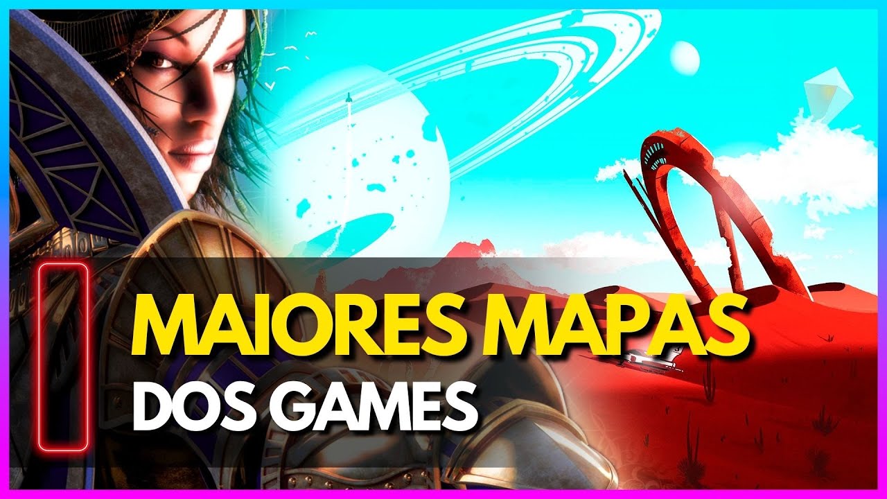 🎮👾OS 16 MAIORES MAPAS DO MUNDO DOS GAMES(É MUITO GRANDE😱) - YouTube
