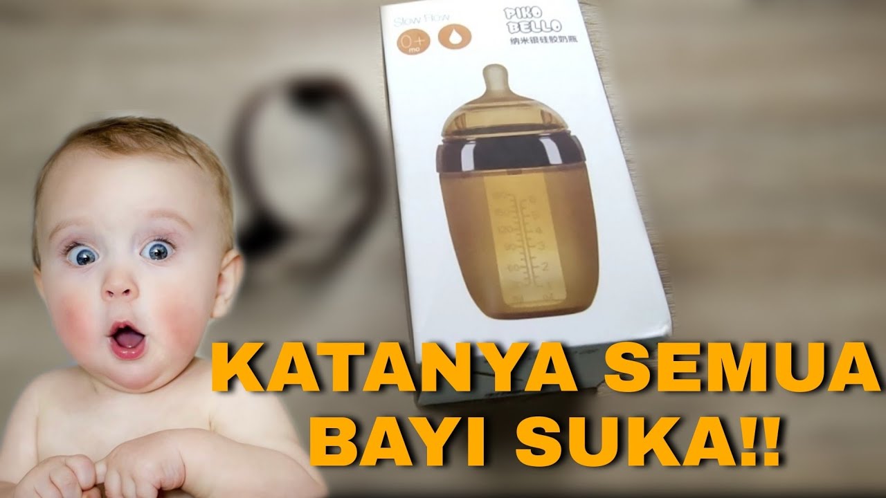BOTOL SUSU BARU AKSA,ANTI KOLIK DAN ANTI SEDAK - YouTube