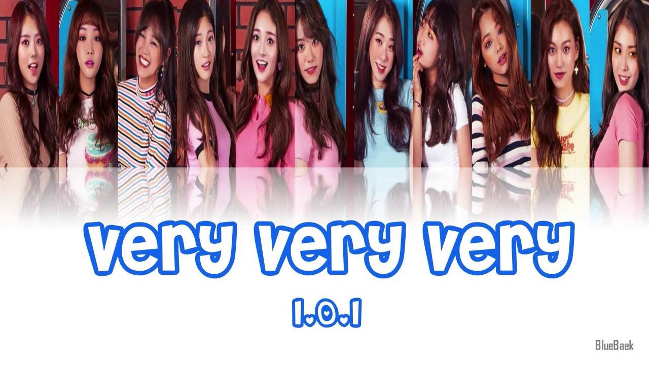 I.O.I - Very Very Very | Han-Rom-Eng | Color Coded Lyrics - YouTube