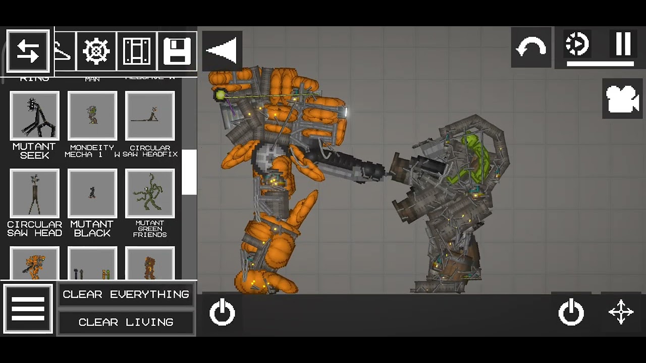 pumpkin mech vs melon mech - YouTube