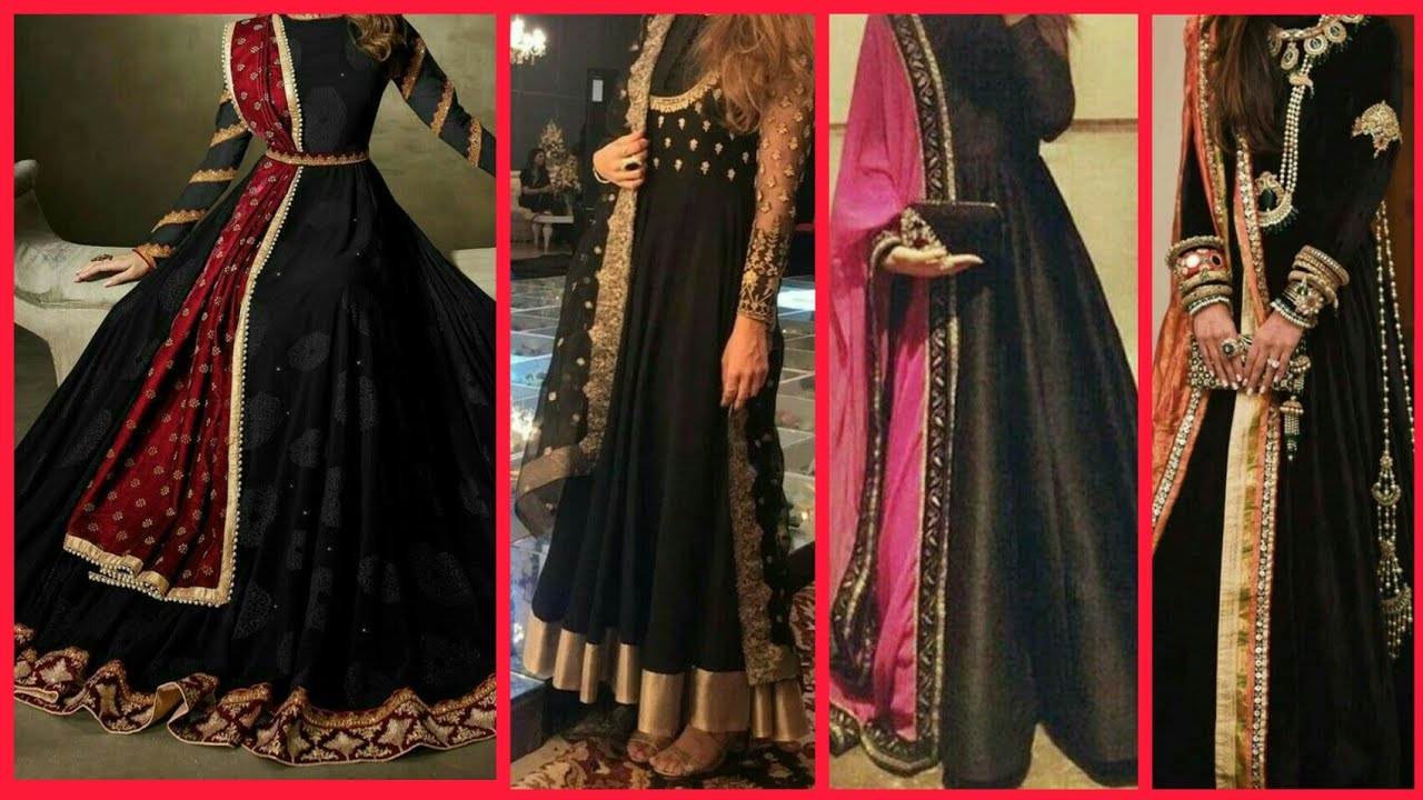 black gown designs/beautiful black maxi dress collection/long maxi ...